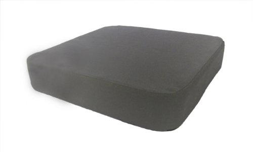 Dreamsweet Extra Thick Memory Foam Dual Layer Seat Cushion Pad for Office, Home Sitting & Driving Comfort, Gray