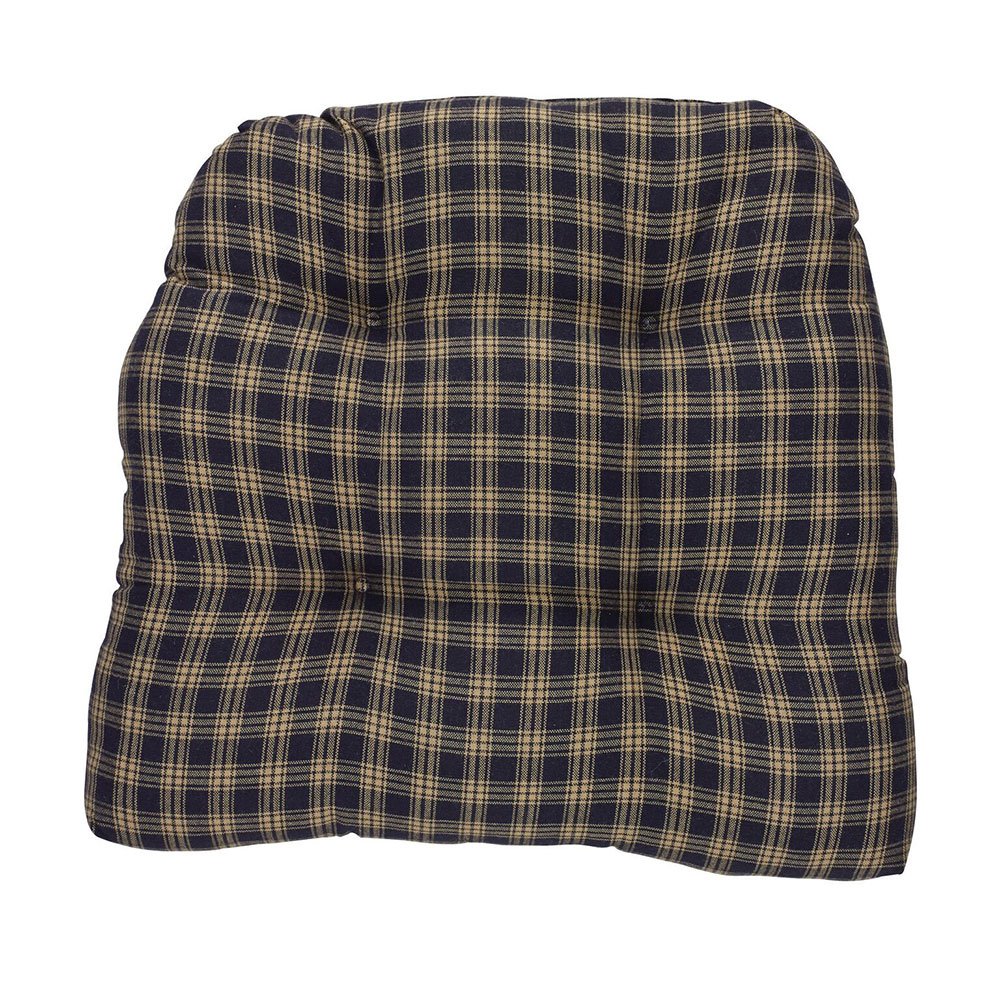 Park Designs Sturbridge Navy Chair Pad