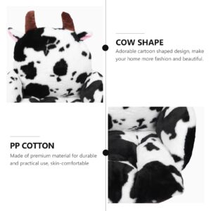 HANABASS Pad: Sofa Backrest Pillows: Home Bed Ties Accessories Floor Cute Car Bedroom Cow Pattern Cushions Couch Pads with Print Chair Pad Adorable Rest Outdoor Animal Warm