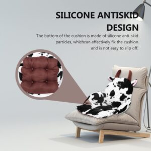 HANABASS Pad: Sofa Backrest Pillows: Home Bed Ties Accessories Floor Cute Car Bedroom Cow Pattern Cushions Couch Pads with Print Chair Pad Adorable Rest Outdoor Animal Warm