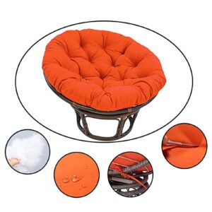 Gruytoie Papasan Round Chair Cushions, Swing Hanging Basket Seat Cushion, Thick Comfortable and Oversized Papasan