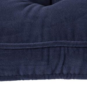 Greendale Home Fashions Standard Rocking Chair Cushion Hyatt Fabric, Denim