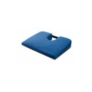 tush cush home office orthopedic large computer ergonomic seat cushion original - navy velour fabric