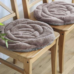 rose flower comfy chair pad seat cushion soft thicken seat pads cushion pillow for dining chairs office chairs no slip sofa seat chair pad tatami pain relief chair cushions pads for home office sofa