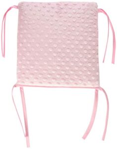 babydoll bedding heavenly soft childs rocking chair cushion, minky pink