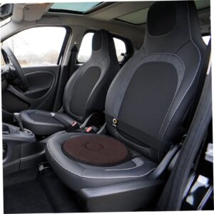 Homoyoyo Car Seat Protector 360 Car Swivel Cushion Rotating Seat Cushion Auto Seat Cushion Seat Pad Coffee to Rotate Swivel Chair Pad Donut Sandwich Fabric Office Chair Cushion