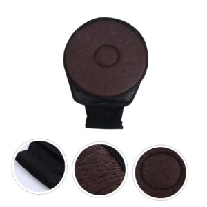 Homoyoyo Car Seat Protector 360 Car Swivel Cushion Rotating Seat Cushion Auto Seat Cushion Seat Pad Coffee to Rotate Swivel Chair Pad Donut Sandwich Fabric Office Chair Cushion