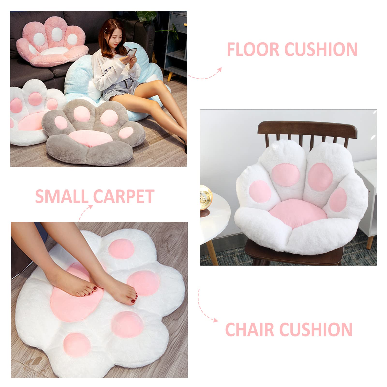 Paw Pillow，Cat Paw Cushion，Cute Chair Cushion，Lazy Sofa Cat Claw Lazy Sofa, Office Chair Cushion，Cat Paw Seat Cushion