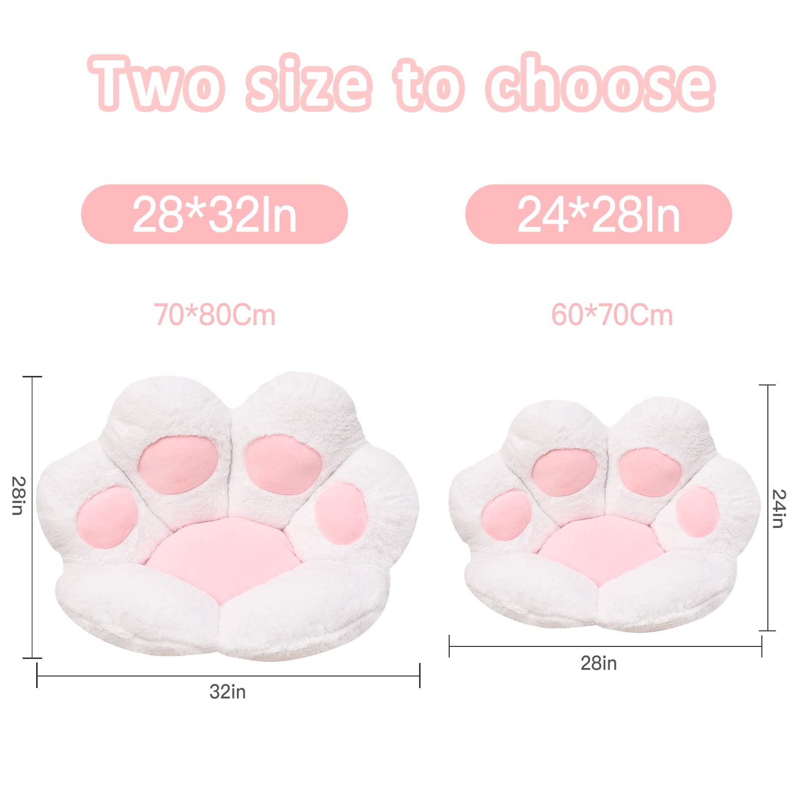 Paw Pillow，Cat Paw Cushion，Cute Chair Cushion，Lazy Sofa Cat Claw Lazy Sofa, Office Chair Cushion，Cat Paw Seat Cushion