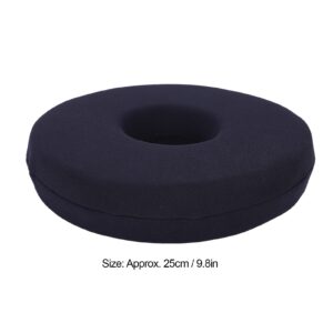 Bed Sore Donut Pillow,25cm Butt Sitting Cushion, Donut Pillow Wheelchair Nursing Bed Sore Pad for Bedridden Patient Elderly Black