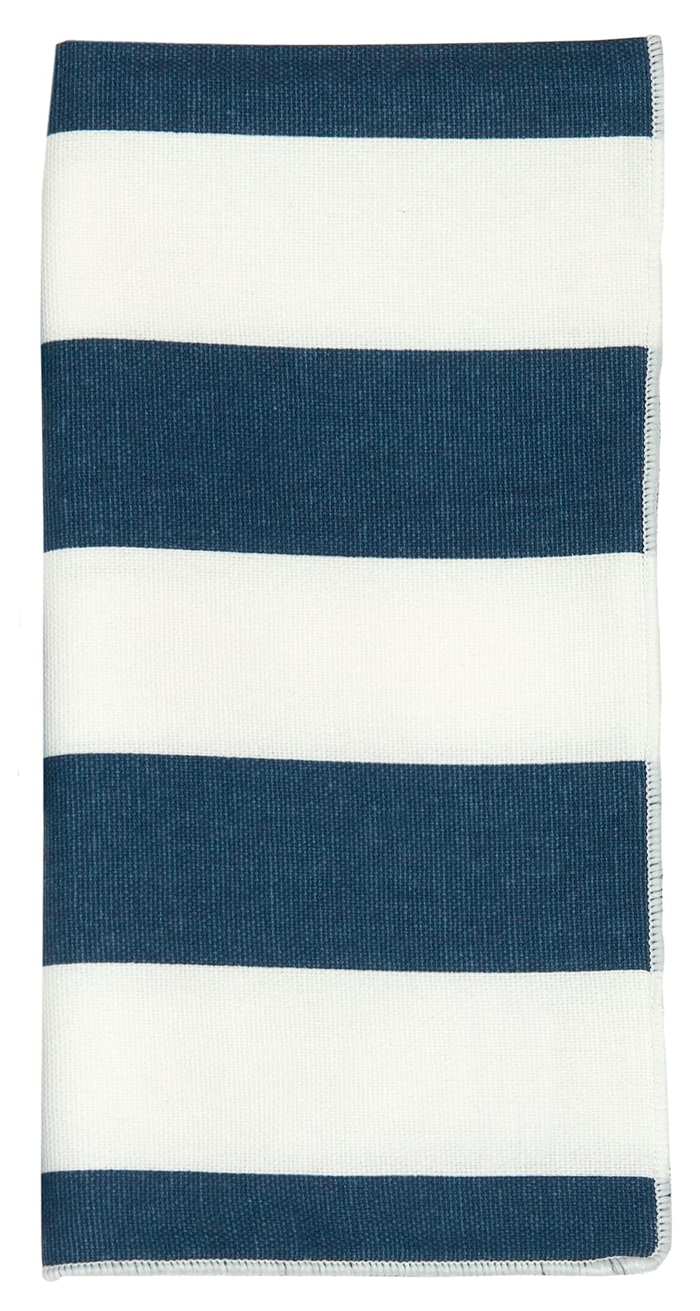 Blue and White Cloth Napkins 18" Dinner to Mix with Red White and Blue Stripes, July 4 Décor Patriotic Stars and Stripes Cotton Linen Napkins Pk 4