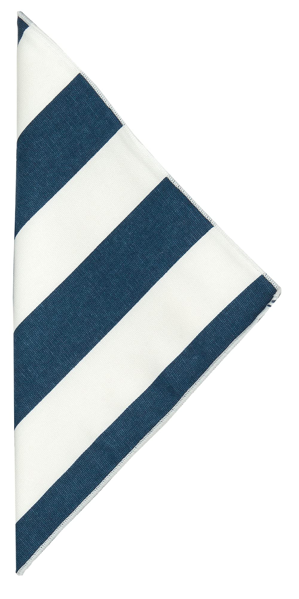 Blue and White Cloth Napkins 18" Dinner to Mix with Red White and Blue Stripes, July 4 Décor Patriotic Stars and Stripes Cotton Linen Napkins Pk 4