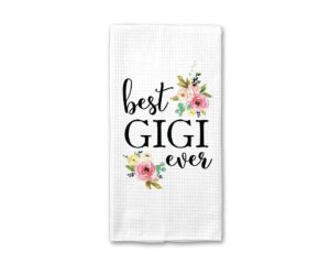 canary road best gigi ever towel | waffle weave dish towel | gigi birthday present | gift for mom | mother's day gift | gigi birthday gift