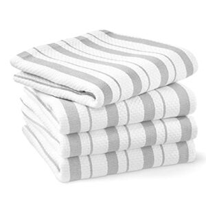 Williams-Sonoma Classic Striped Towels, Cotton,Set of 4 (Drizzle)