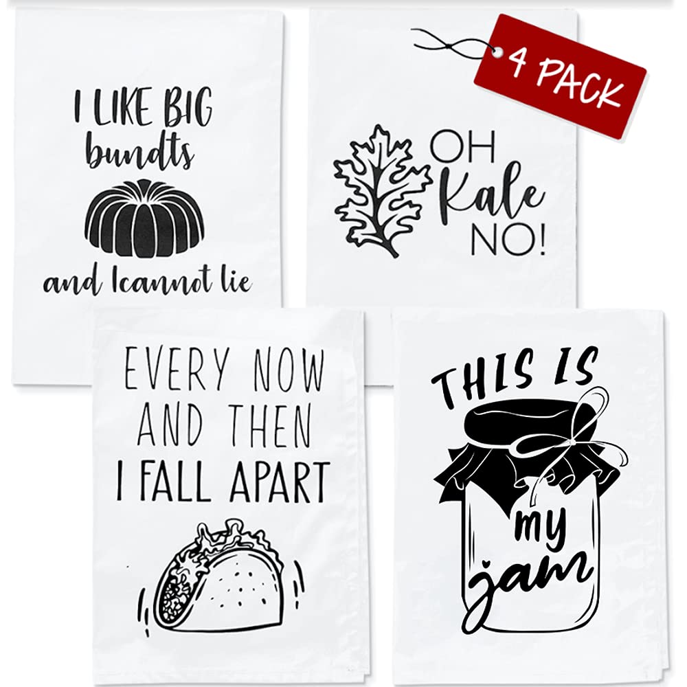 FORTIVO Funny Kitchen Towels - Housewarming Gifts New Home, Funny Housewarming Gifts, Kitchen Towel Sets, Housewarming Gifts New Apartment, Cute Kitchen Towels, Funny Dish Towels