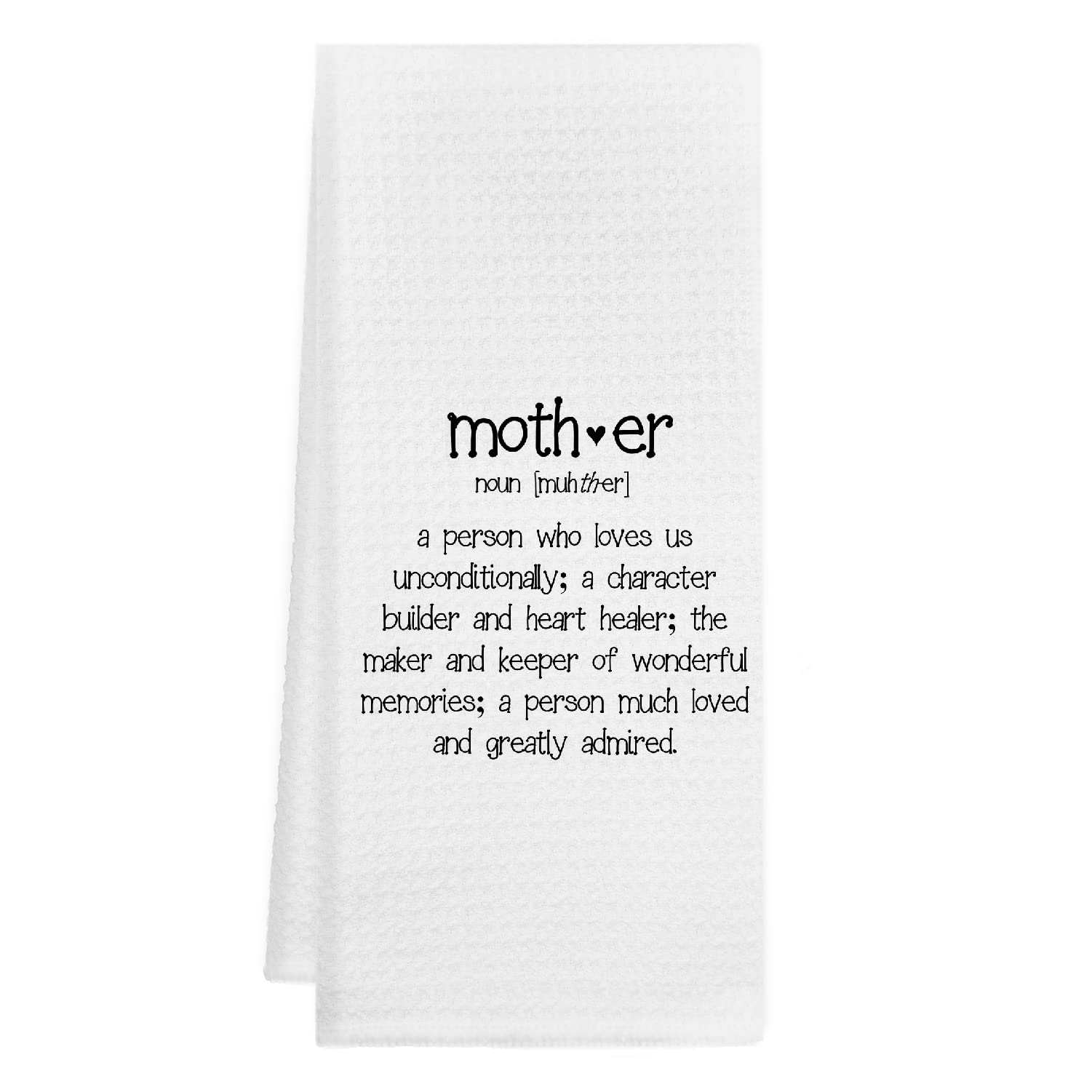 GICHUGI Mother Kitchen Hand Towels, Mother Definition Decorative Hand Towels for Bathroom Dishcloths, Mom Mother Birthday Thanksgiving Gifts