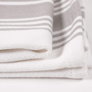 KAF Home Kitchen Towels, Set of 4 Absorbent, Durable and Soft Towels | Perfect for Kitchen Messes and Drying Dishes, 18 x 28 – Inches, Drizzle, Small