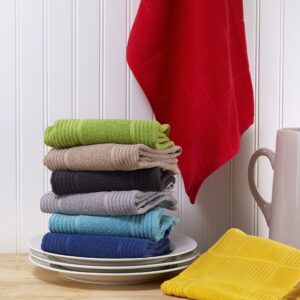 T-fal Textiles Cotton Dish Towel, Solid - Single, Green