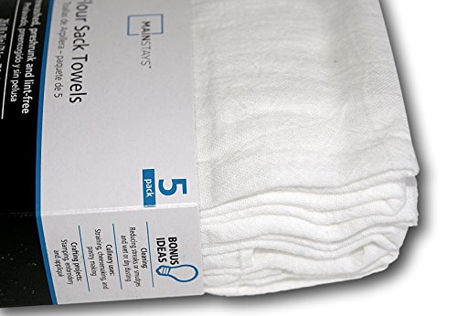 White Flour Sack Towels -Pack of 5