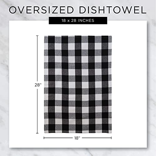 DII French Style Tabletop Kitchen Collection, Dishtowel Set, 18x28, Assorted French Grain, 3 Piece