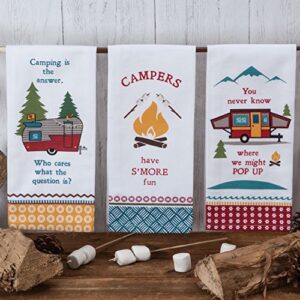 Kay Dee Designs Camping Life Kitchen Tea Towels, Set of 3