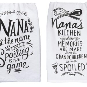 Primitives by Kathy Nana Towel Set - Nana is The Name Spoiling and Nana's Kitchen Where Memories