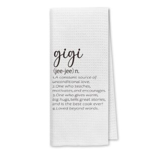 dibor gigi definition kitchen towels dish towels dishcloth,gigi grandma appreciation decorative absorbent drying cloth hand towels tea towels for bathroom kitchen,grandma birthday