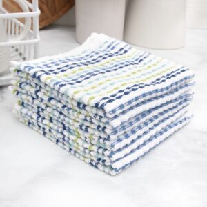 Ritz Pebble Bar Mop Cloth, Cool Blue Green, 6 Piece Set