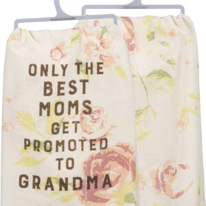 Kitchen Towel - Best Moms Get Promoted To Grandma