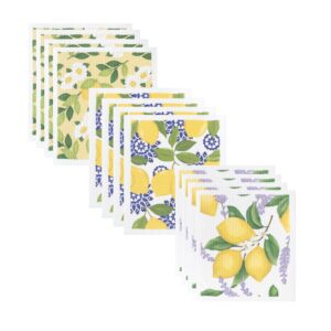 ritz swedish sponge cloths, lemons, 12 pack