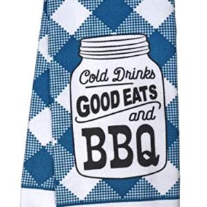 Buffalo Plaid Kitchen Towels Grilling Barbeque Towels