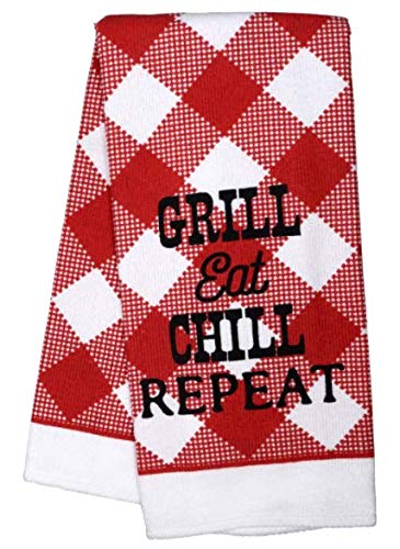 Buffalo Plaid Kitchen Towels Grilling Barbeque Towels