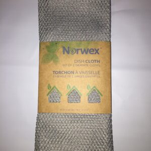 Norwex Netted Dish Cloth - Set of TWO - in Graphite