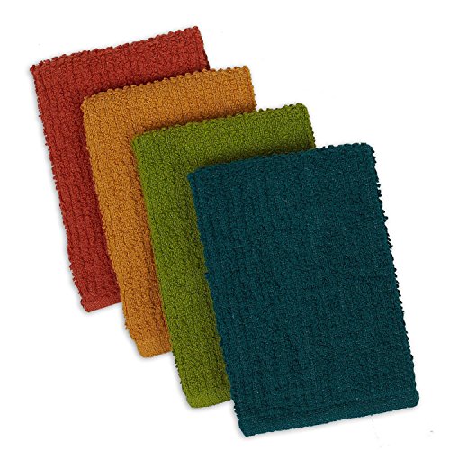 Design Imports DII Rustic Bar Mop Dishcloth Set of 4