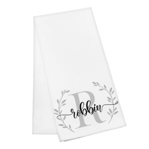 zexpa apparel customized tea towel for mother's day personalized kitchen dish cloth for mom