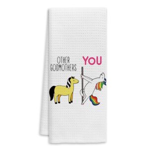 other godmothers vs you lovely bath towel, funny best godmother gifts decorative towel,godmothers birthday gifts,godmother gifts from godchild