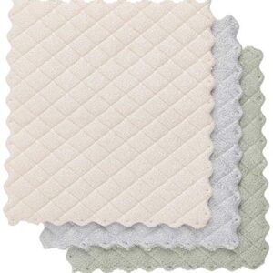 ENVISION HOME Quilted Dish Cloths 3Pk, 1 EA