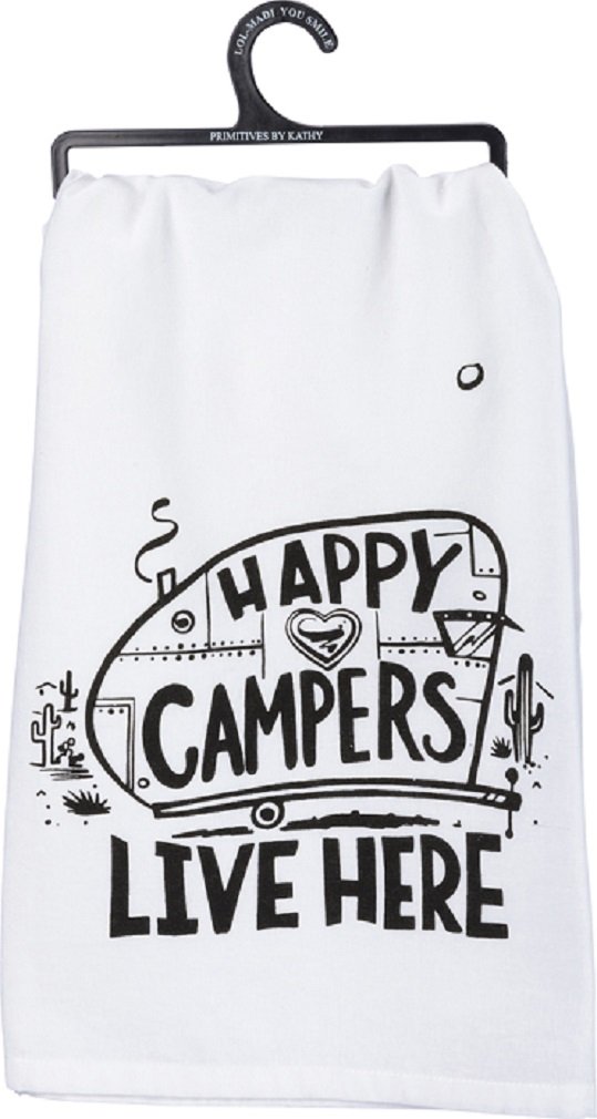 Primitives by Kathy Kitchen Towel Bundle - Happy Campers, Park It, Better Camping