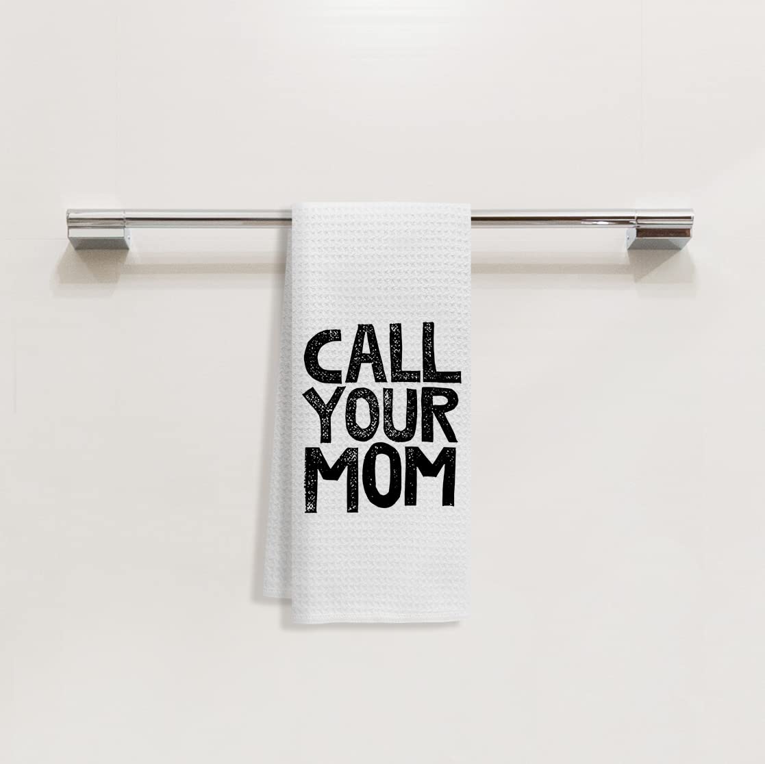 Voatok Minimalist Call Your Mom Bath Towel,Graduation Gifts Decorative Towel,College Dorm Room Towel Decor,Freshman Gifts