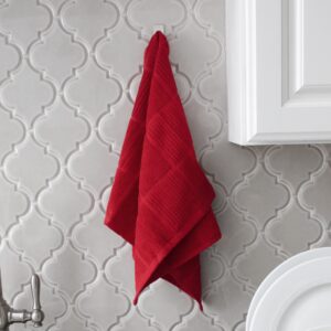 T-Fal Textiles Cotton Dish Towl, Red