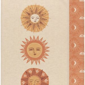 Danica Studio Soleil Cotton Linen Blend Kitchen Towel 18 x 28 inches, Set of 2