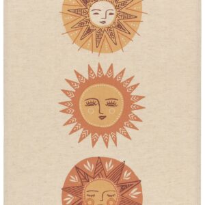 Danica Studio Soleil Cotton Linen Blend Kitchen Towel 18 x 28 inches, Set of 2