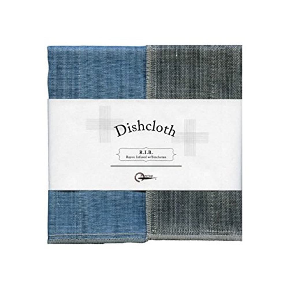 Nawrap Binchotan Charcoal Dishcloths, Naturally Anti-Odor, Set of 3, Aqua, White & Purple