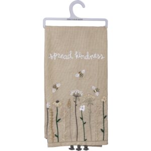 primitives by kathy spread kindness dish towel length 20" x 26"hieght