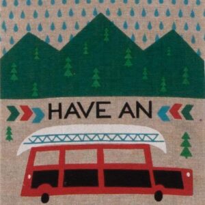 Kay Dee Designs Camping Adventures Chambray Tea Towel Set of 3: Bundle Designs Include: Have an Adventure - I Heart Camping - Happy Camper