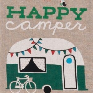 Kay Dee Designs Camping Adventures Chambray Tea Towel Set of 3: Bundle Designs Include: Have an Adventure - I Heart Camping - Happy Camper