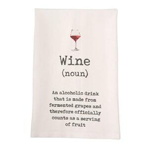 mud pie wine hand dish towel, wine definition