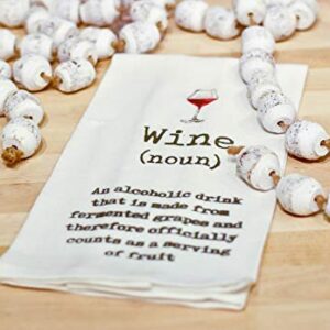 Mud Pie Wine Hand Dish Towel, Wine Definition