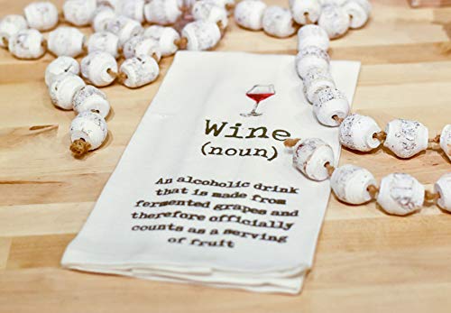 Mud Pie Wine Hand Dish Towel, Wine Definition