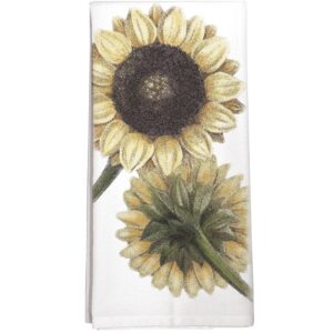 montgomery street two sunflowers cotton flour sack dish towel